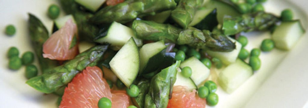 Asparagus, Grapefruit, Cucumber, and Pea Salad - Markon