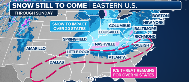 UPDATE: SOUTHERN WINTER STORM - Markon